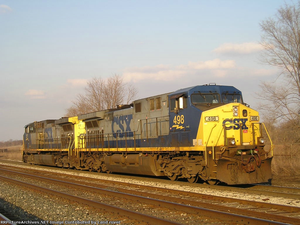 CSXT 498 On CSX E 411